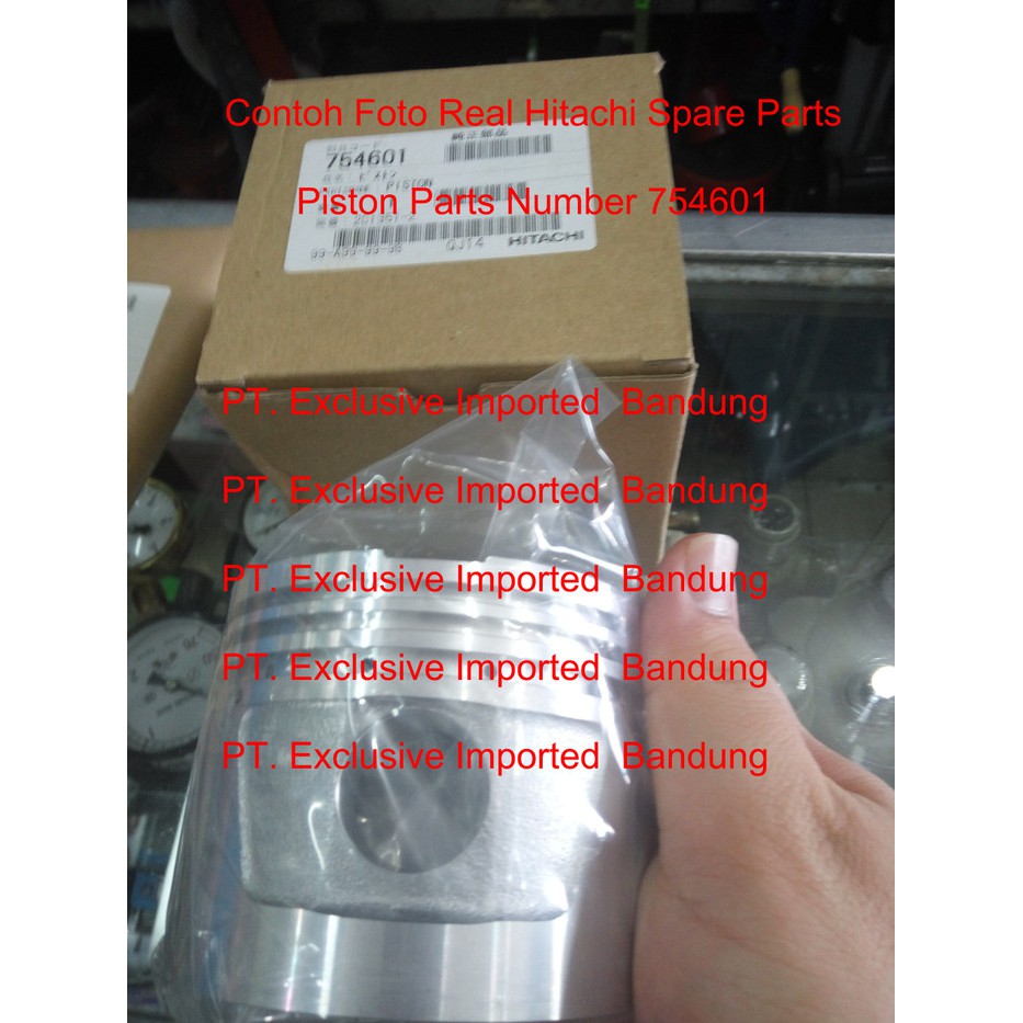 Jual Hitachi bebicon piston / seher p/n 754601 5hp 5 hp / 3.7kw besar ...