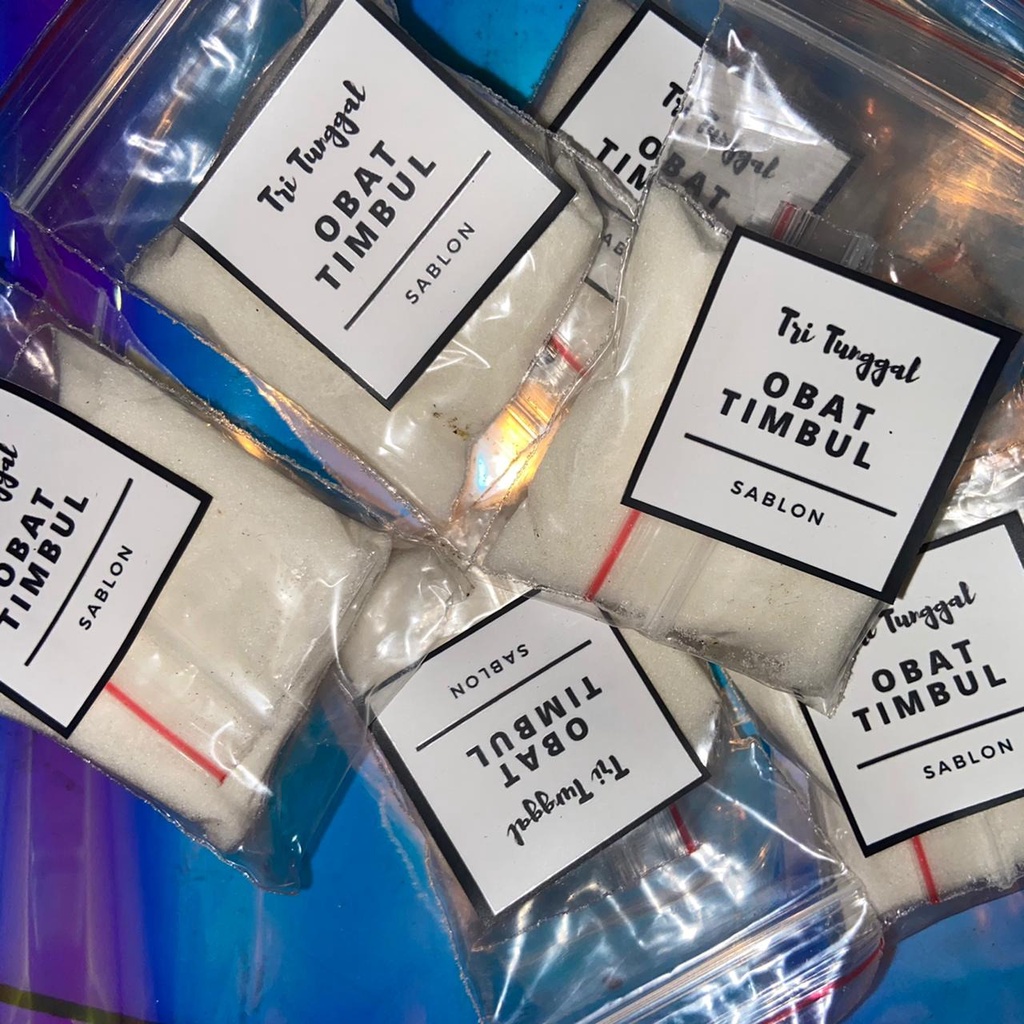 Jual Obat Timbul 3D Tiga Dimensi Sablon Kertas Puff Alat Serbuk Bubuk ...