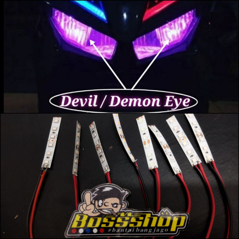 Jual Lampu Demon EYE Lampu DEVIL EYE 6 LED / 6 Titik Harga SEPASANG ...