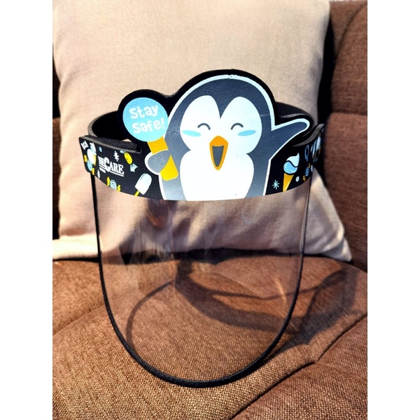 Jual Face shield Anak New Era motif Pinguin Hitam | Shopee Indonesia