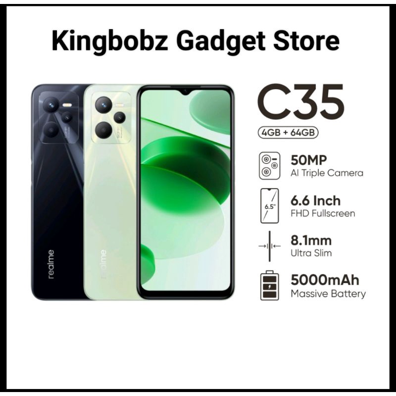 Jual REALME C35 4/128 GARANSI RESMI | Shopee Indonesia