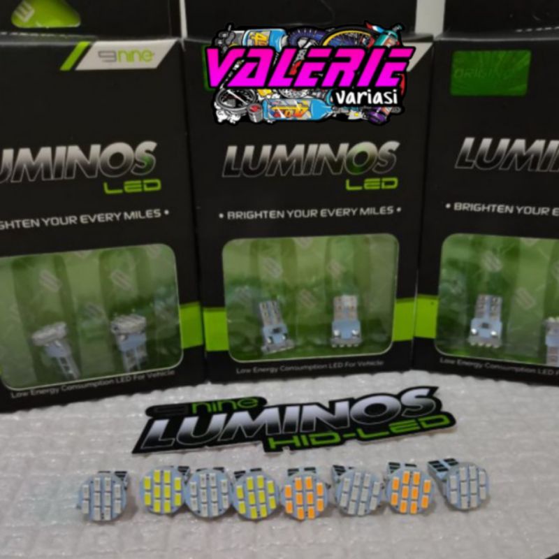 Jual LAMPU LED SPEDOMETER T10 1206 10 TITIK 9NINE LUMINOS SEIN SENJA ...