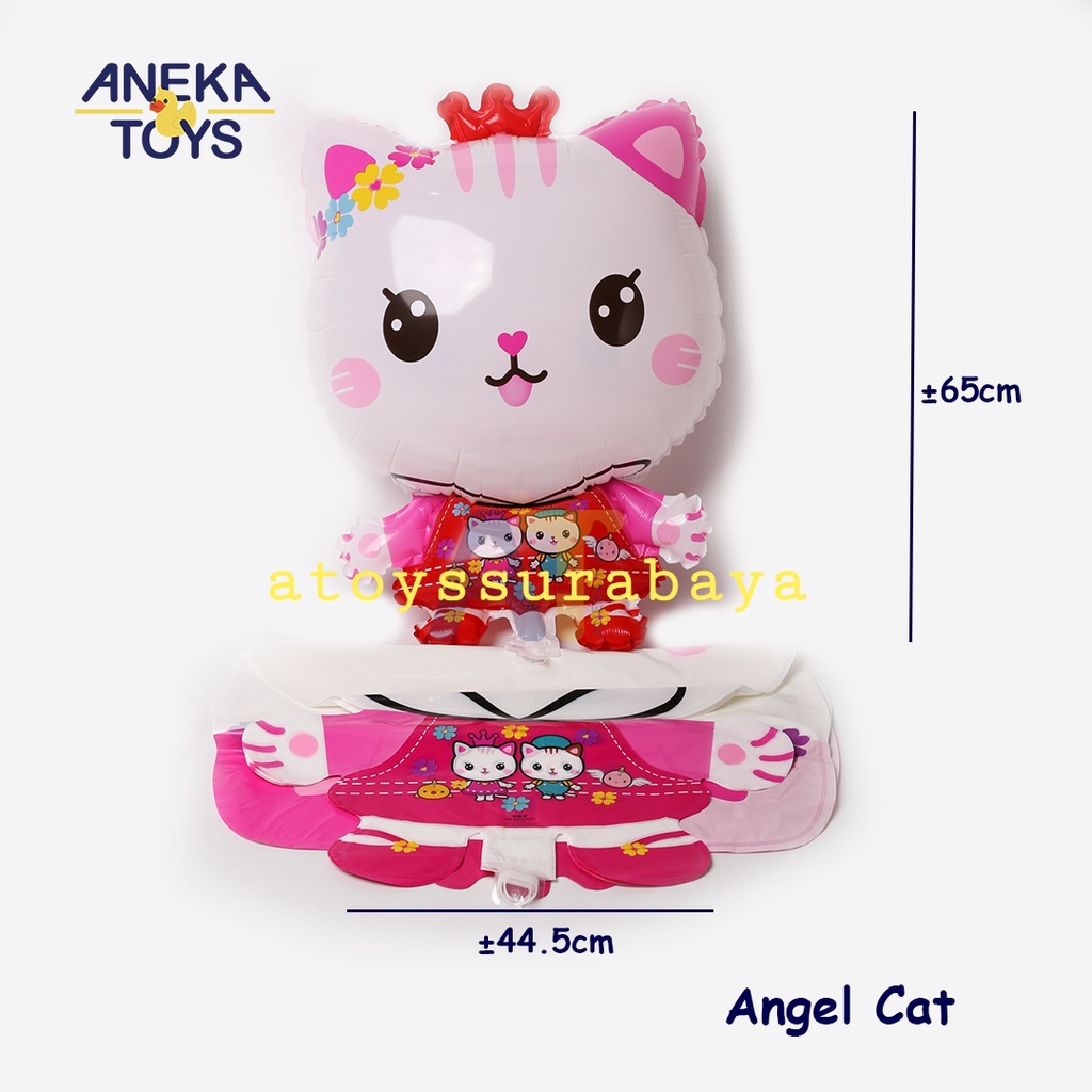 Jual ANGEL CAT (BALON GAS/FOIL/TERBANG/KARAKTER) | Shopee Indonesia