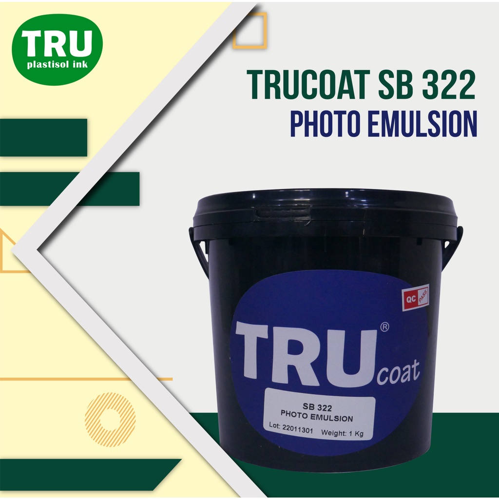 Jual TRUcoat SB322 Photo Emulsion Obat Afdruk 1kg Solvent Plastisol ...
