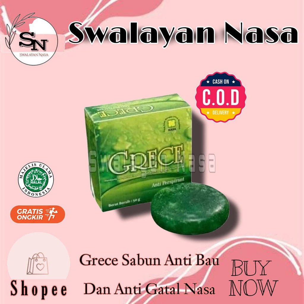 Jual GRECE Sabun Anti Bau dan Anti Gatal NASA ORIGINAL | Shopee Indonesia