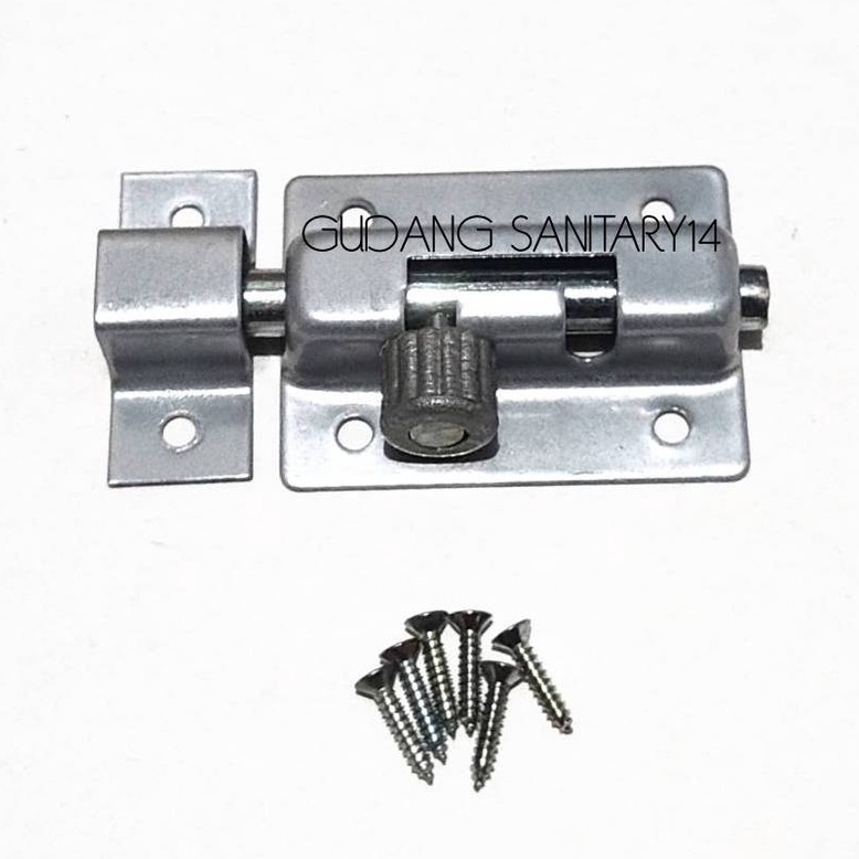 Jual Grendel slot pintu jendela 2 inch grendel besi tebal 2 inch ...