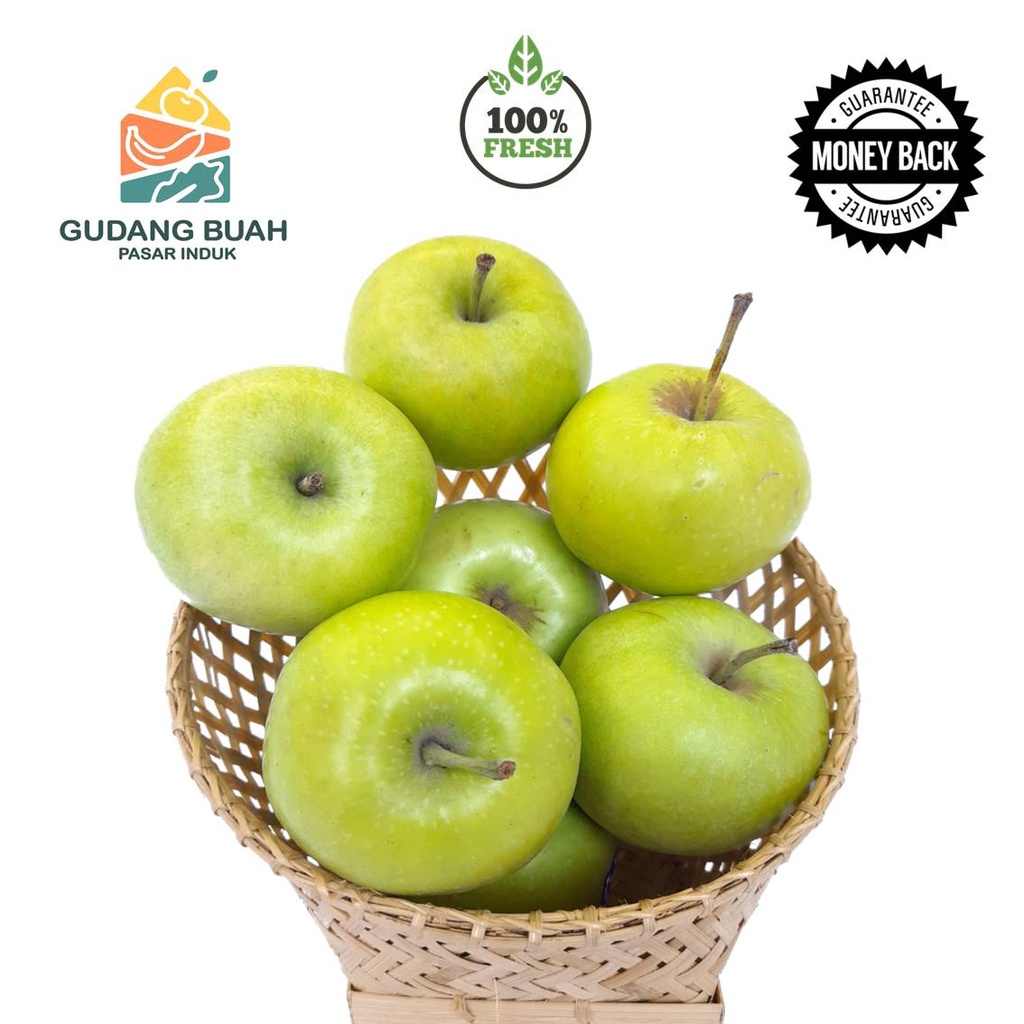 Jual Buah Apel Malang Hijau Segar 1kg | Shopee Indonesia