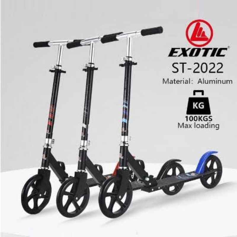 Jual SCOOTER OTOPED EXOTIC ST 2022 MUAT SAMPAI 100KG | Shopee Indonesia