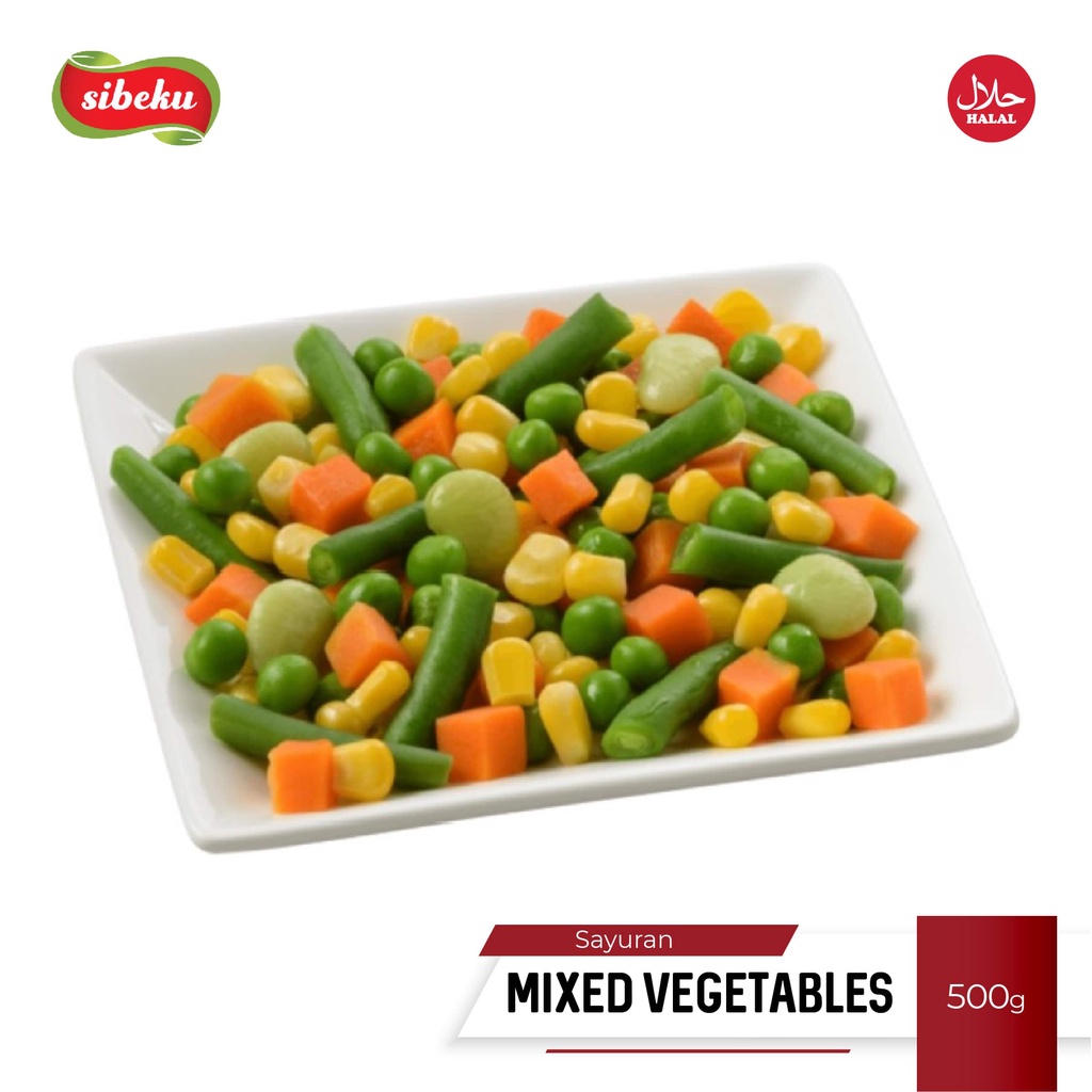 Jual Sayuran Campur / Mix Frozen Vegetables 500 gram - Sibeku | Shopee ...