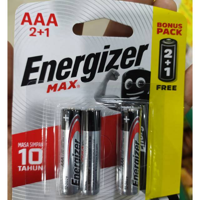 Jual Baterai Energizer Max AAA isi 3pcs (Beli 2 + 1pcs) | Shopee Indonesia
