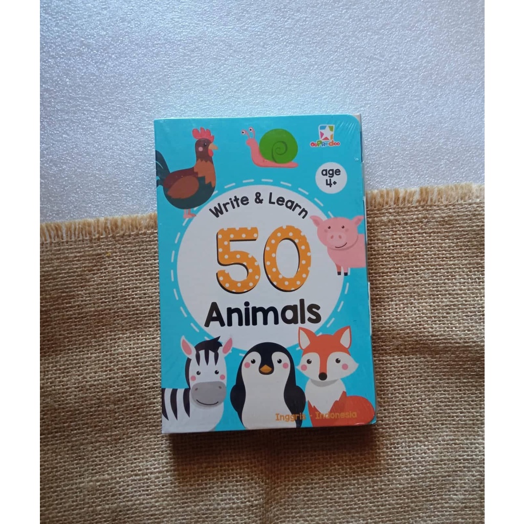 Jual Write & Learn : 50 Animals by Team Merchandising | Shopee Indonesia