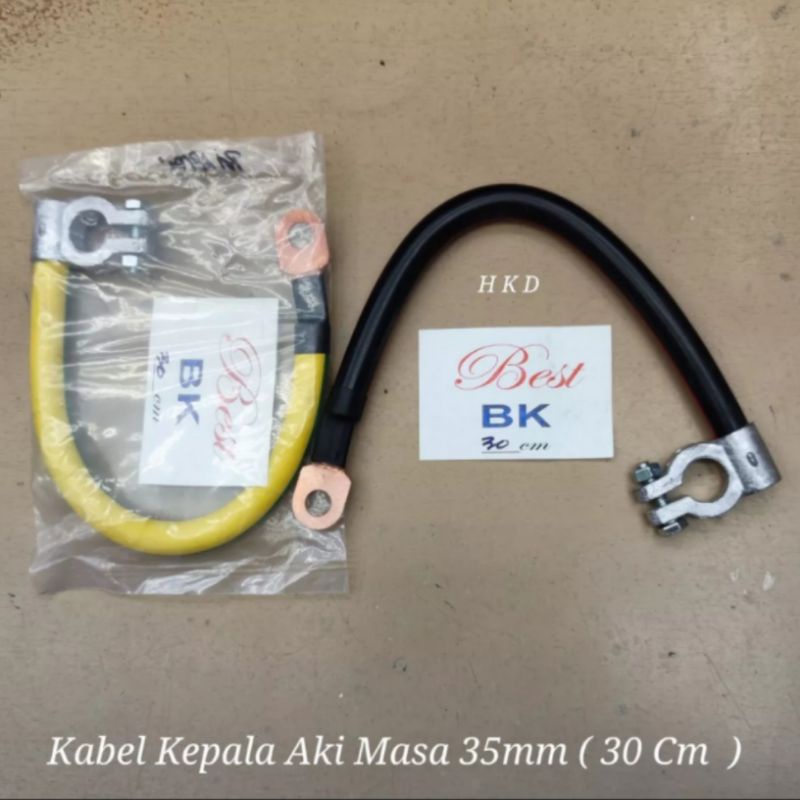 Jual KABEL KEPALA AKI MASSA 35MM(30CM)MOBIL/KABEL KEPALA ACCU MASA MOBIL 35MM(30CM)BEST | Shopee ...