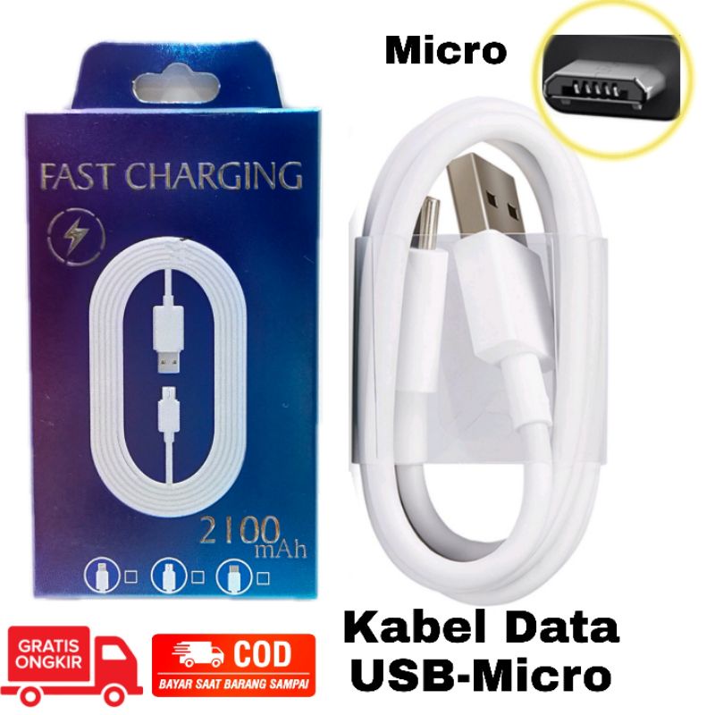 Jual Kabel Data Micro Fast charging ( kabel Lebih tebal ) | Shopee ...