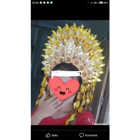 Jual MAHKOTA TARI BALI sunting/sunting adat/sunting Bali/sunting tari ...