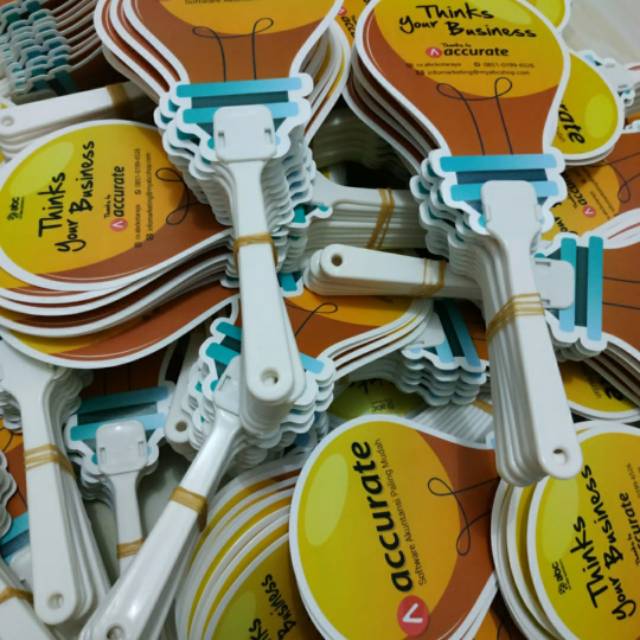 Jual Souvenir Murah Kipas PVC I Kipas Tangan PVC Custom | Shopee Indonesia