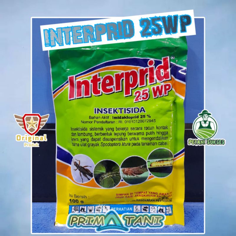 Jual Insektisida Interprid 25wp 100gr - pembasmi hama wereng | Shopee ...