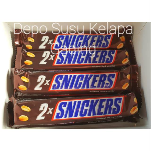 Jual Coklat SNICKERS 70gr | Karamel Kacang Nougat Snicker Snikers ...