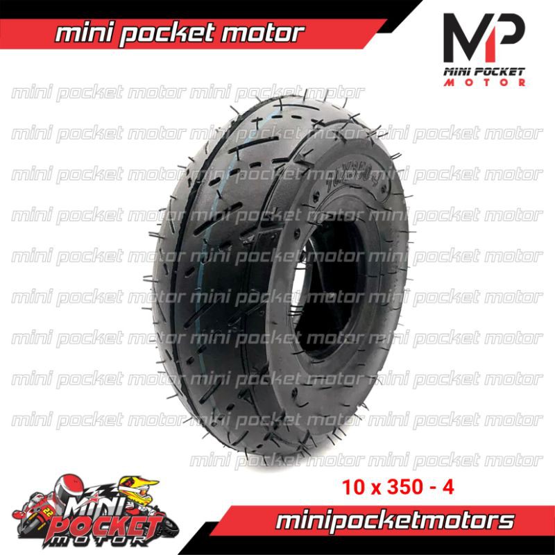 Jual Ban 10x350-4 Mini ATV Scooter Goped Ban Luar ATV Ring 4 Motif ...