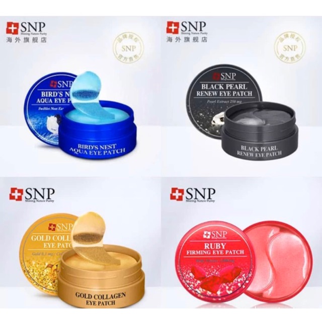 Jual [SNP] Eye Patch Collection (Birds Nest Aqua, Gold Collagen, Black ...