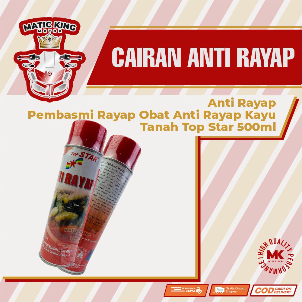 Jual Anti Rayap Pembasmi Rayap Obat Anti Rayap Kayu Tanah Top Star ...