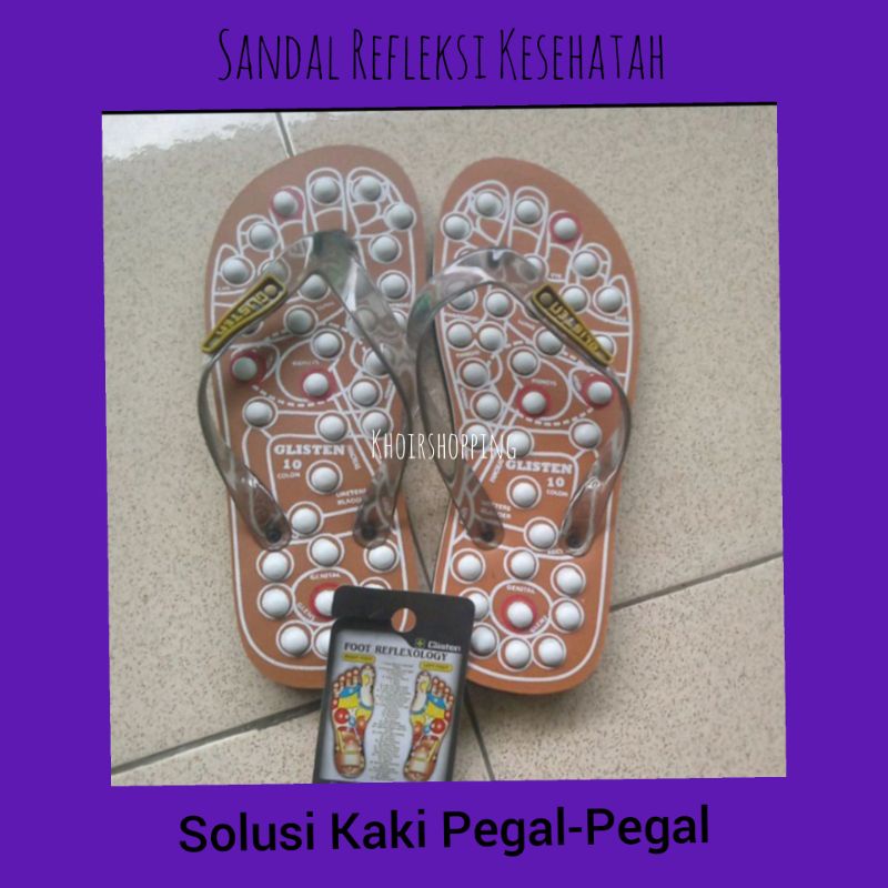 Jual Sandal Rematik Kesehatan/Sandal Jepit Refleksi/Sandal Bermanfaat ...