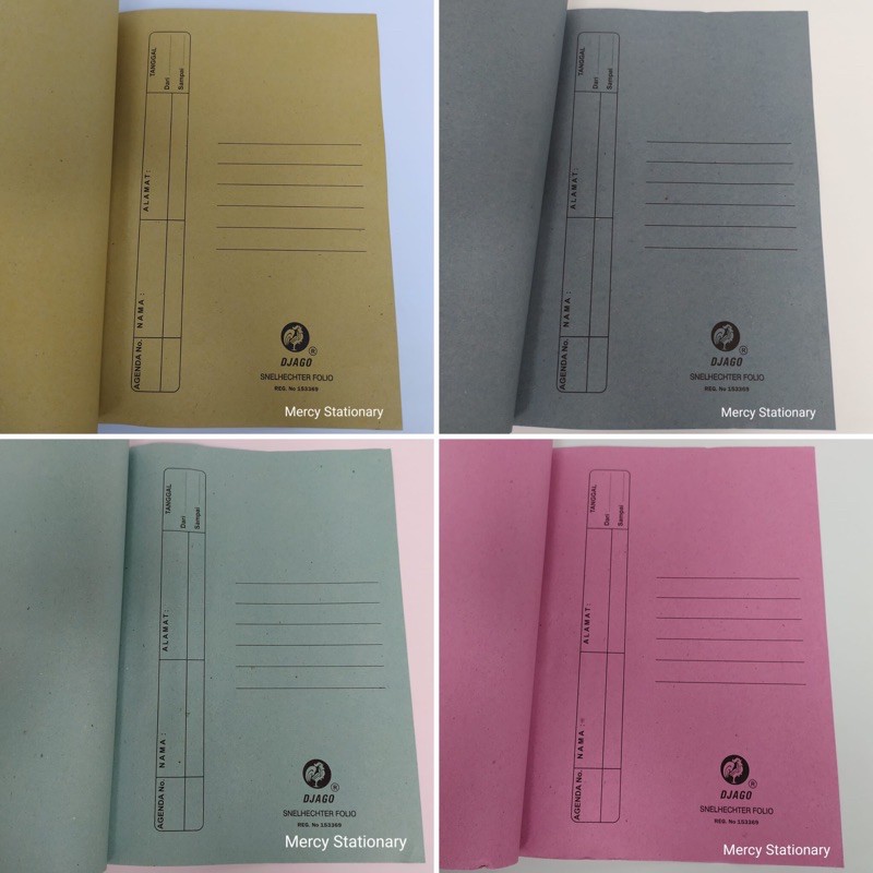 Jual 50 Pc - Stopmap Snelhecter Folio Map Kertas Snell Djago Map acco ...