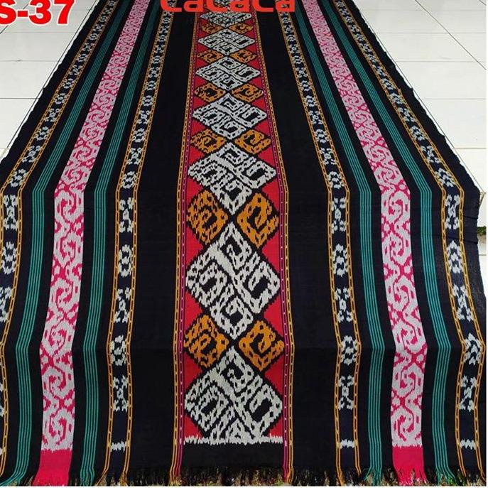 Jual Kain Tenun Ikat Blanket Etnik Asli Motif Sumba NTT Asmat Lombok ...