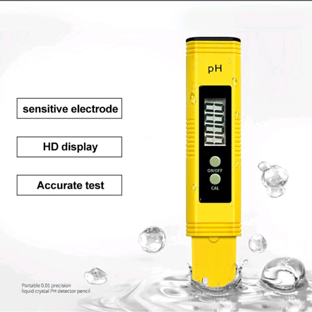 Jual PH Meter Digital PH Tester Pen PH Ukur Alat Pengukur Keasaman ...