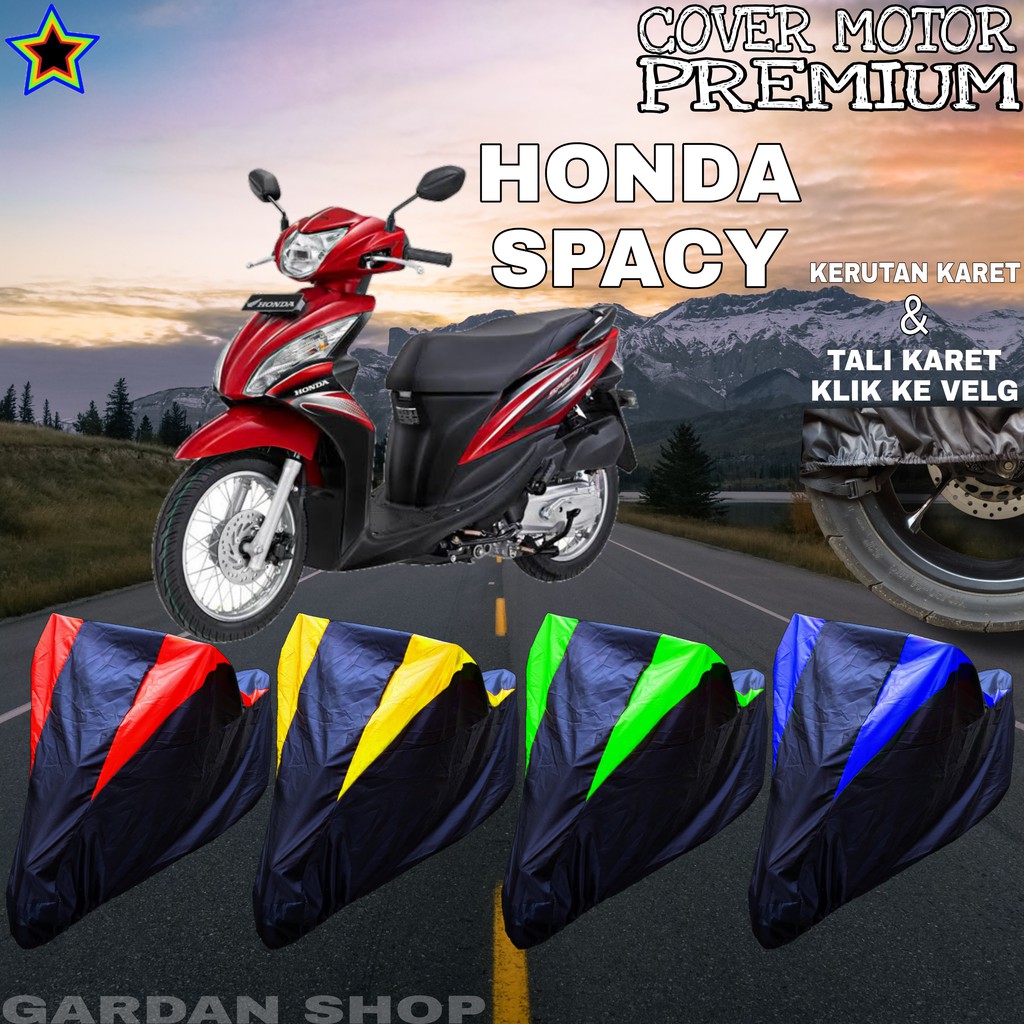 Jual Sarung Motor HONDA SPACY Hitam KOMBINASI Body Cover Penutup ...