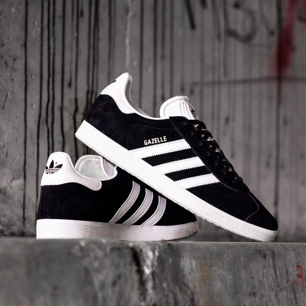 Jual SEPATU SNEAKERS ADIDAS GAZELLE BLACK WHITE | Shopee Indonesia