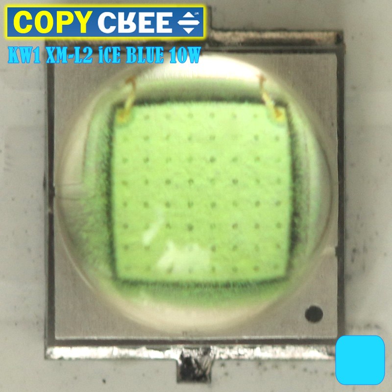 Jual Led Cree 10W XM-L2 Ice Blue 480nm 3a 16mm BIRU | Shopee Indonesia