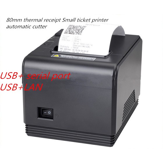 Jual 2016 new 80mm thermal receipt Small ticket barcode printer ...
