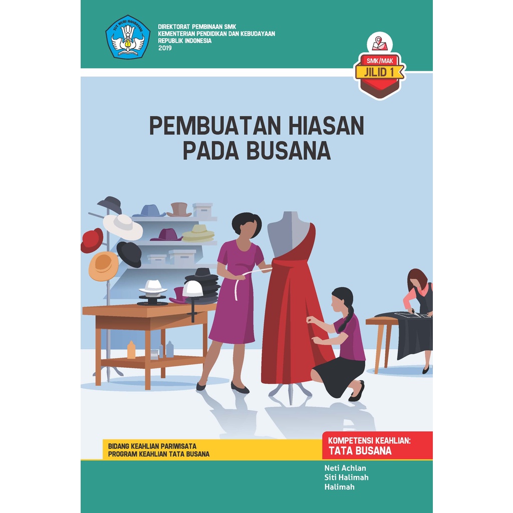 Jual buku Pembuatan Hiasan Pada Busana - jilid 1 | Shopee Indonesia