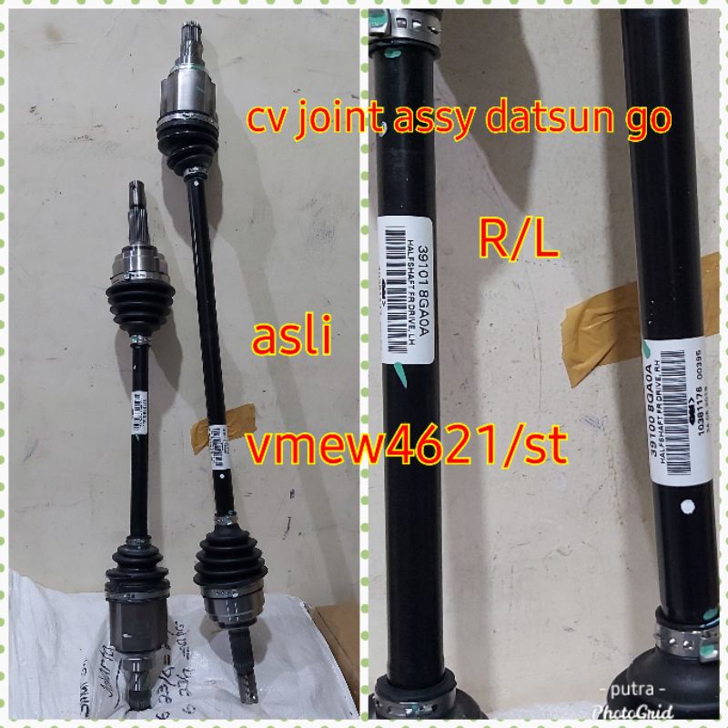 Jual CV JOINT ASSY KANAN KIRI DRIVE SHAFT KANAN KIRI AS RODA DEPAN KIRI KANAN DATSON GO ASLI ...