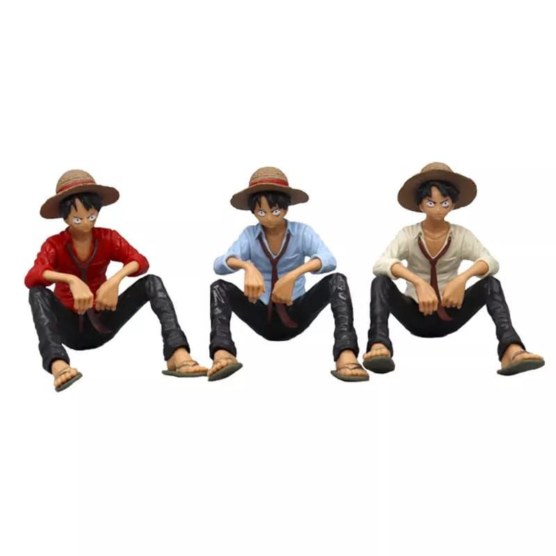 Jual action figure one piece monkey d luffy sitting model kimono jubah ...