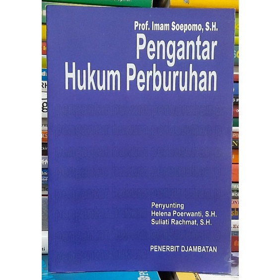 Jual PENGANTAR HUKUM PERBURUHAN BY IMAM SOEPOMO | Shopee Indonesia