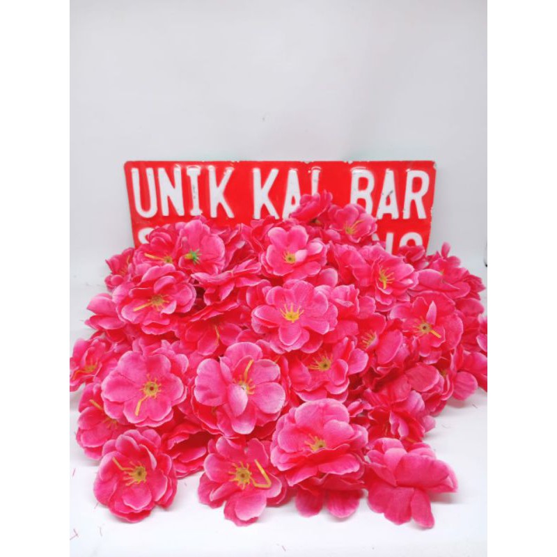 Jual BUNGA SAKURA MEIHUA FANTA IMLEK 3 lapis ukuran 5 cm | Shopee Indonesia