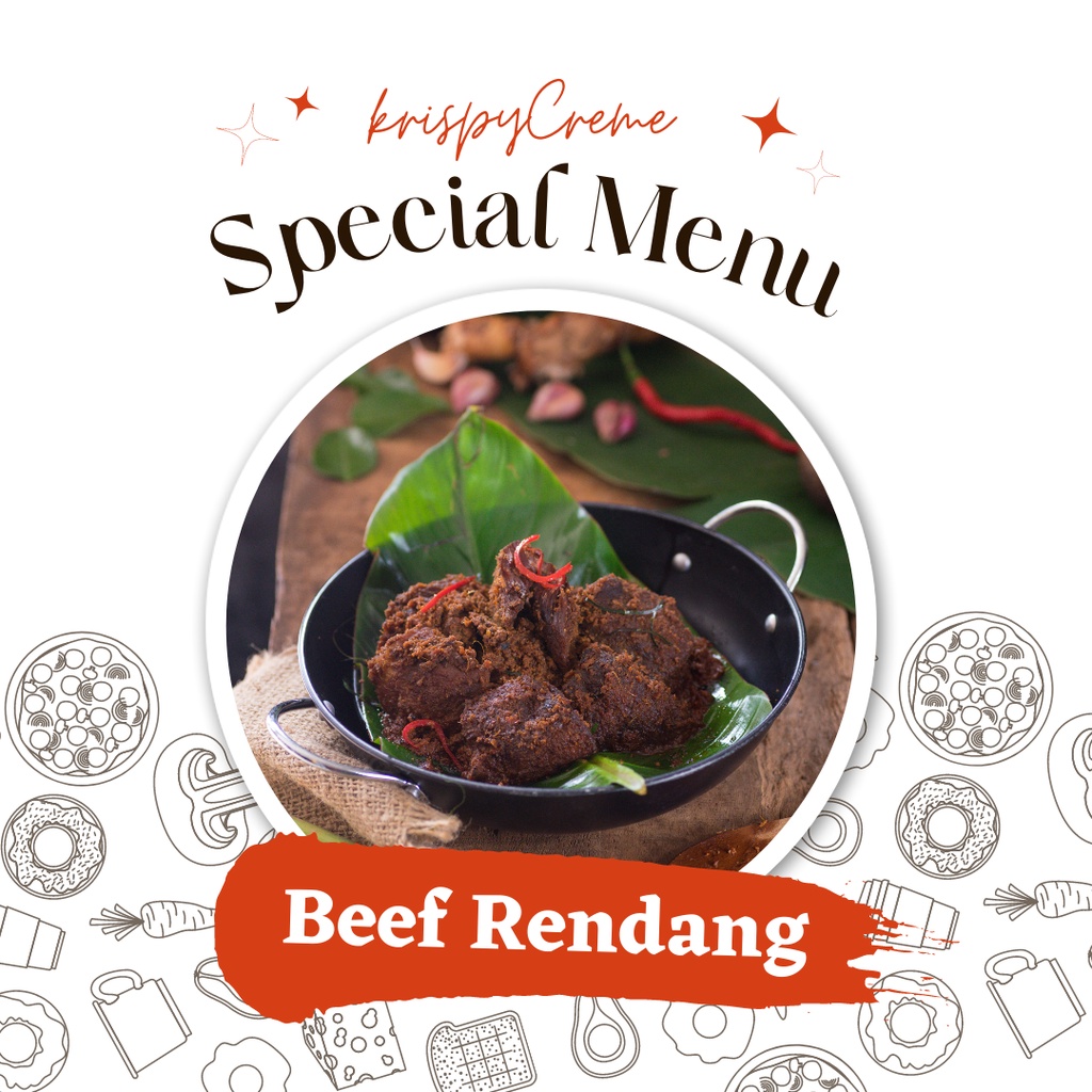Jual Rendang PADANG 250gr isi 6 - 8 potong - PREMIUM 100% HALAL ...