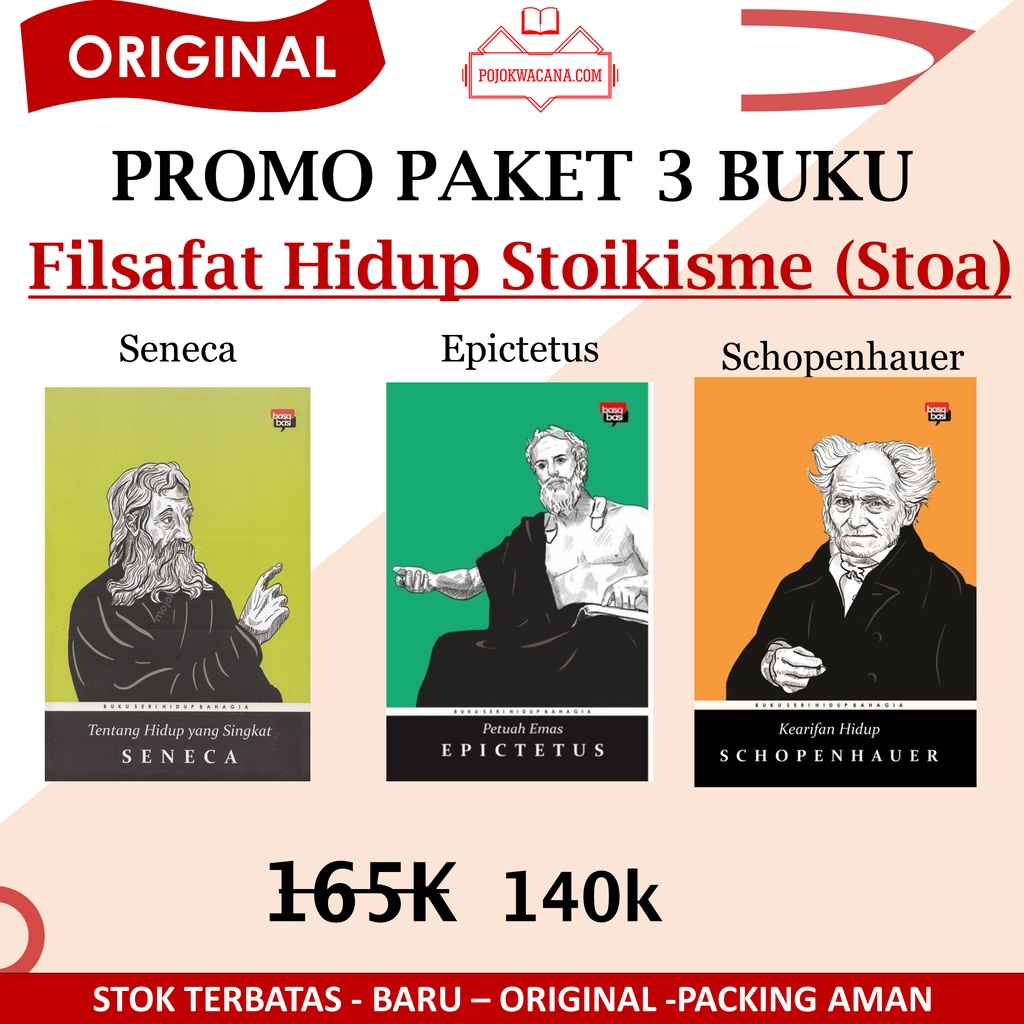 Jual Original – Paket 3 Buku Stoikisme – Buku Stoa – Buku Stoi ...