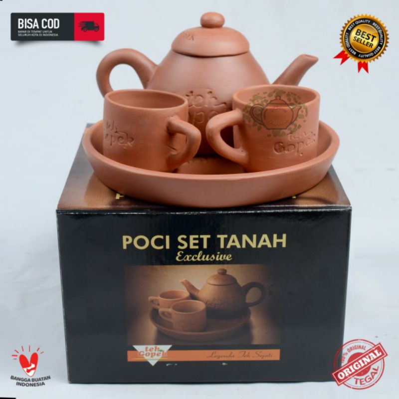 Jual POCI SET TANAH BESAR/ POCI SET TANAH EXCLUSIVE/ TEKO TANAH CAP TEH ...