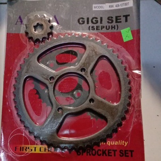 Jual 45 50 55 60 T 45T 50T 55T 60T GIR GEAR SET Yamaha RX king,RXK,f1zr ...