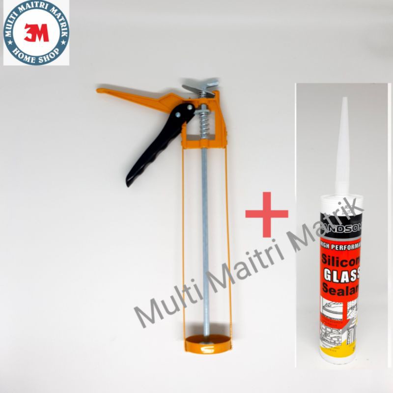 Jual Alat tembak lem kaca botol tulang paket + lem kaca botol murah/lem ...