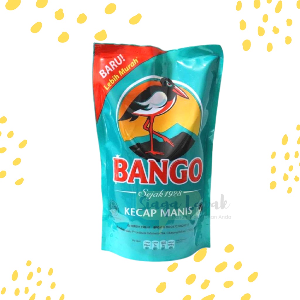 Jual Kecap Manis Bango Pouch Refil Besar 550ml | Shopee Indonesia