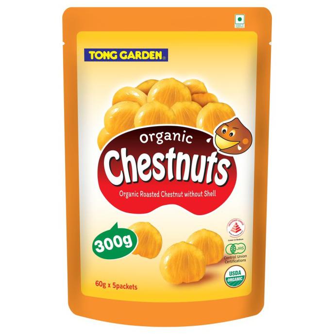 Jual Tong Garden Organic Chestnut 300gr Kacang Kastanye Panggang Tanpa ...