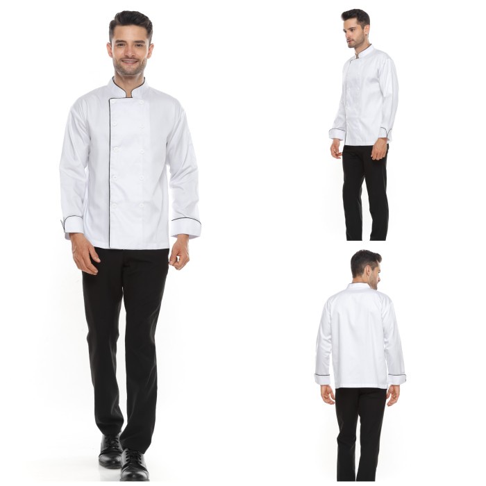 Jual TERMURAH- baju koki, seragam chef, seragam pramusaji atau waiters ...