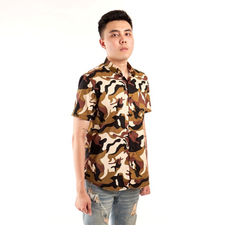 Jual Kemeja army pendek / baju army / kemeja pendek casual army / baju ...