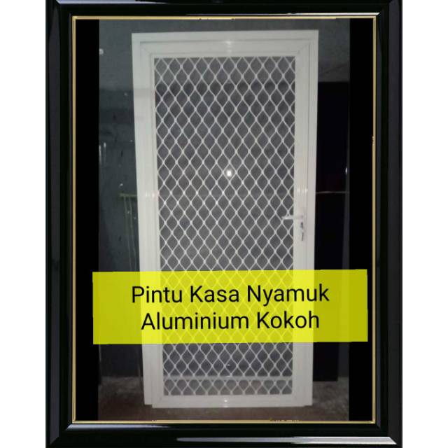 Jual Pintu kasa nyamuk aluminium minimalis dan kokoh + Free Ongkir ...