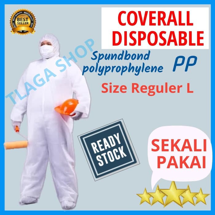 Jual BAJU MEDIS PELINDUNG DIRI I COVERALL DISPOSABLE PROTECTIVE ...