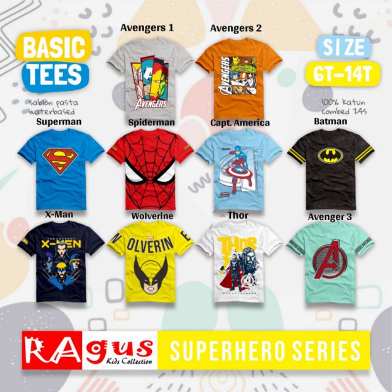 Jual RAGUS SUPERHERO SERIES | Shopee Indonesia