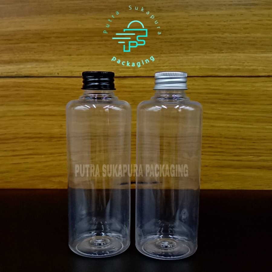 Jual Botol Ulir 200Ml Natural Pet/Botol Uril 200ml /Tutup Ulir Alumunium | Shopee Indonesia